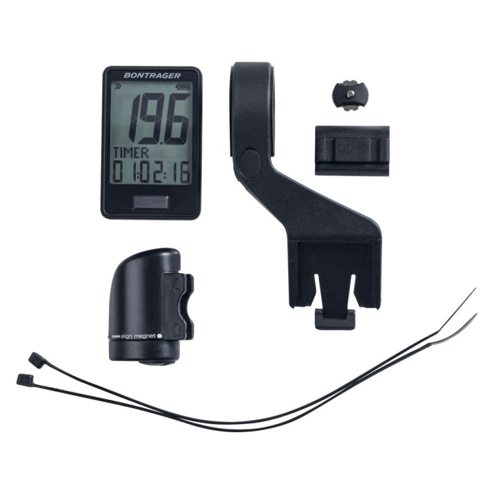 Ciclocomputer Bontrager RIDE time Black | Marchisio Bici